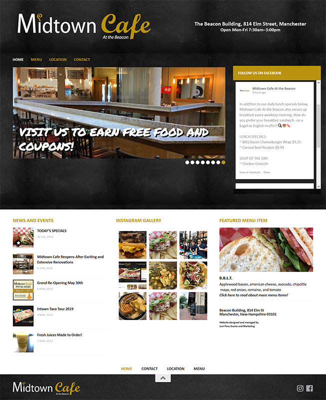 Midtown Café at the Beacon Announces Launch of Redesigned Website ...